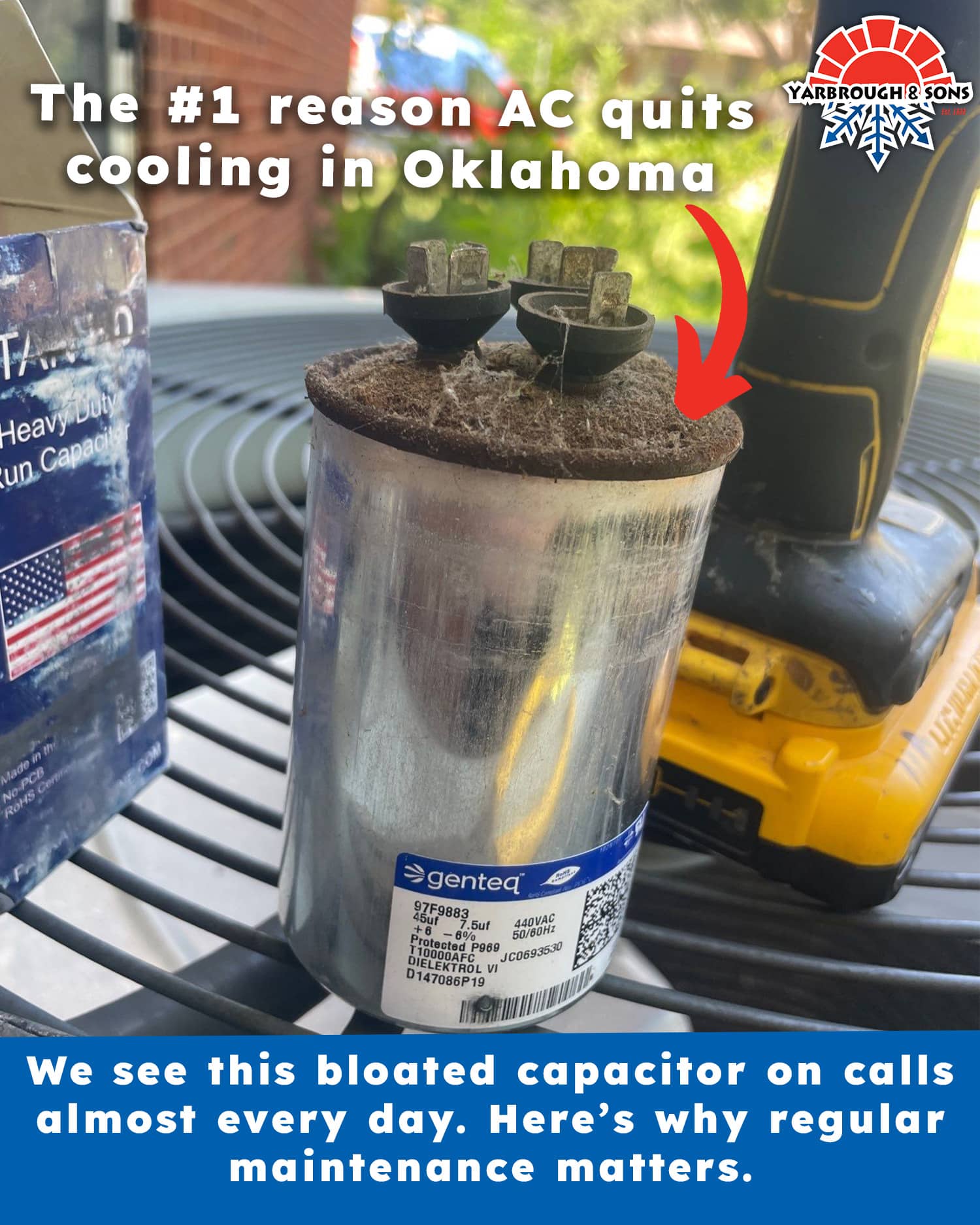 Failed Capacitor Midwest City Oklahoma: Causes Explained | Yarbrough & Sons